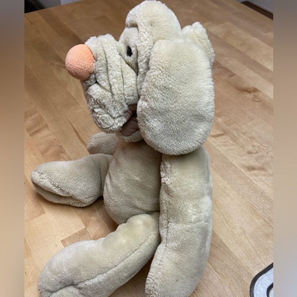 GANZ | Toys | Vintage Ganz Dog Hand Puppet Wrinkles 981 Plush Stuffed ...